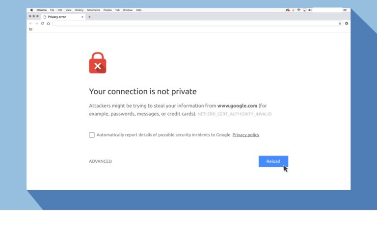 How to Fix "Your connection is not private" Error in Windows 10 ...