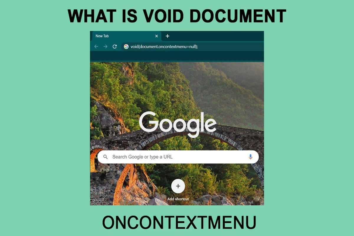 What is the Void Document Oncontextmenu=null, and How to Use it ...